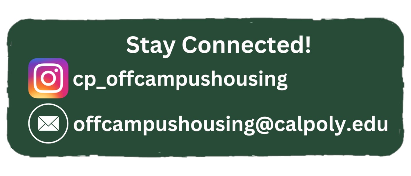 Off-Campus Housing Program - Office of the Dean of Students - Cal Poly, San Luis Obispo